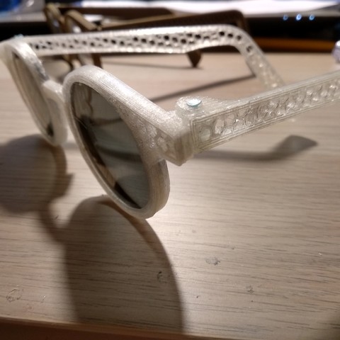 Download free STL file customizable eyeglasses • 3D printing design ・ Cults